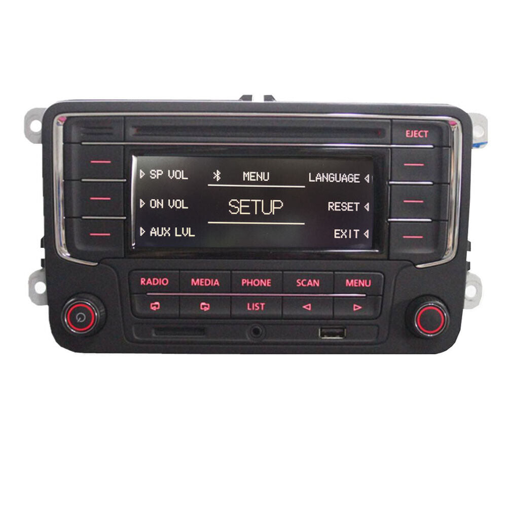 SCUMAXCON VW Car Stereo RCN210 +Emulator Bluetooth CD USB AUX for Golf ...